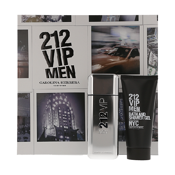 Carolina Herrera 212 Vip Men woda toaletowa 100ml + żel pod prysznic ...